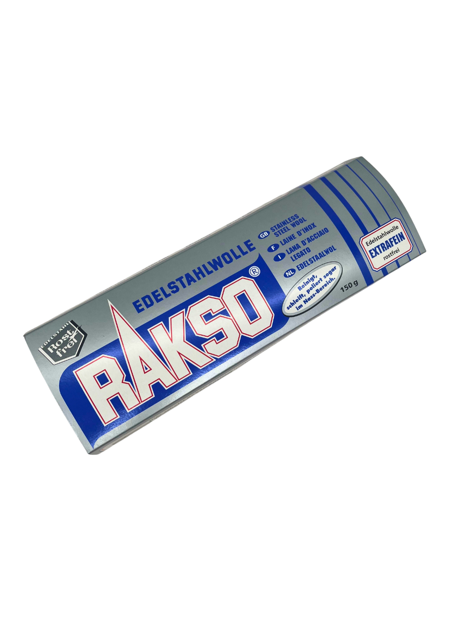 Rakso Extra Fine Stainless Steel Wool 150g — Mainland Chroma